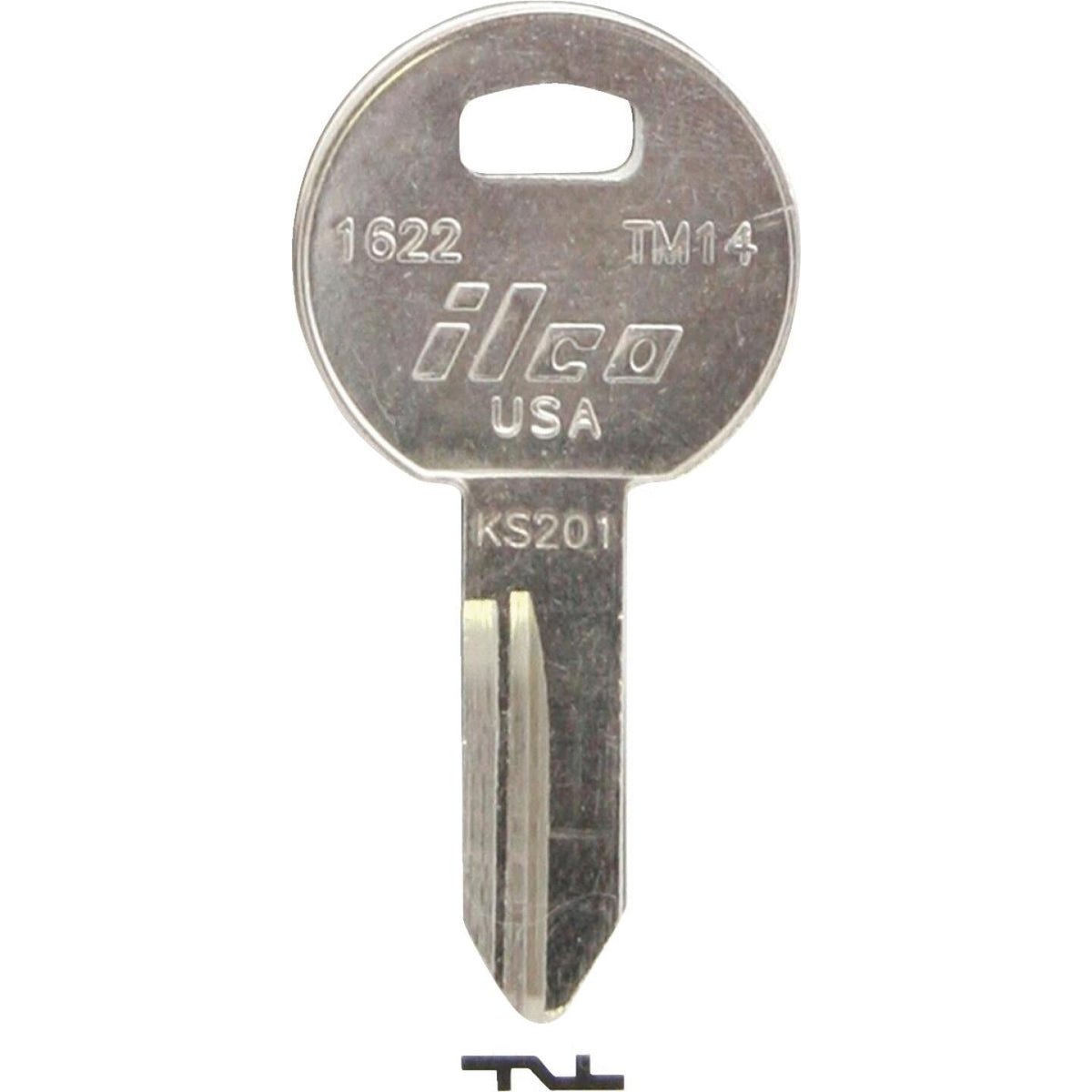 ILCO Trimark Nickel Plated Toolbox Key, TM14 (10-Pack) - Slanesville ...